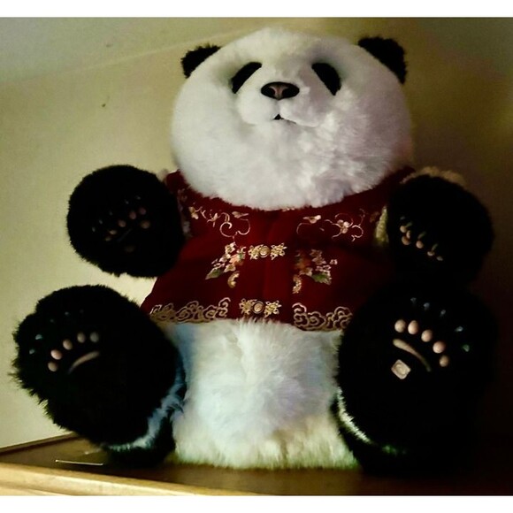 Toys | Chongker Weighted Plush Panda Simulated Sitting Gaint Panda ...